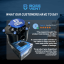 BossVent Isuzu D-Max Catch Can Kit - Blue
