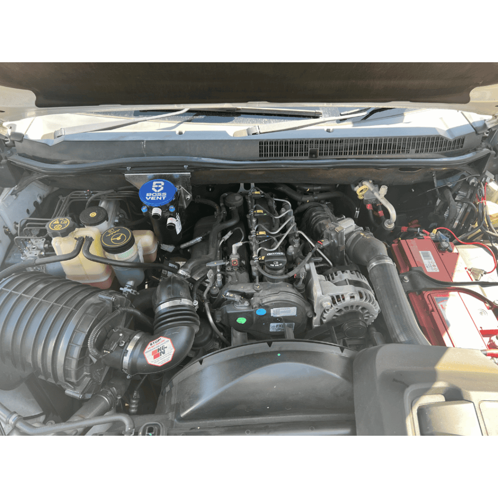 BossVent Holden Colorado (2013-2020 RG 2.8L TD) Oil Catch Can Kit